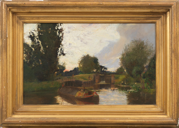 Bonhams : Sir David Murray RA RSA PRI RSW (British, 1849-1933) The lock