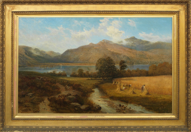 Bonhams : George Edwards Hering (British, 1805-1879) Loch Etive near ...