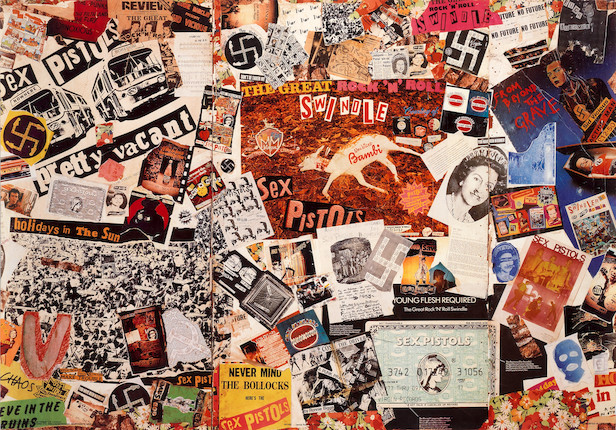 Bonhams The Sex Pistolsjamie Reid A Two Part Mural Exhibition Poster
