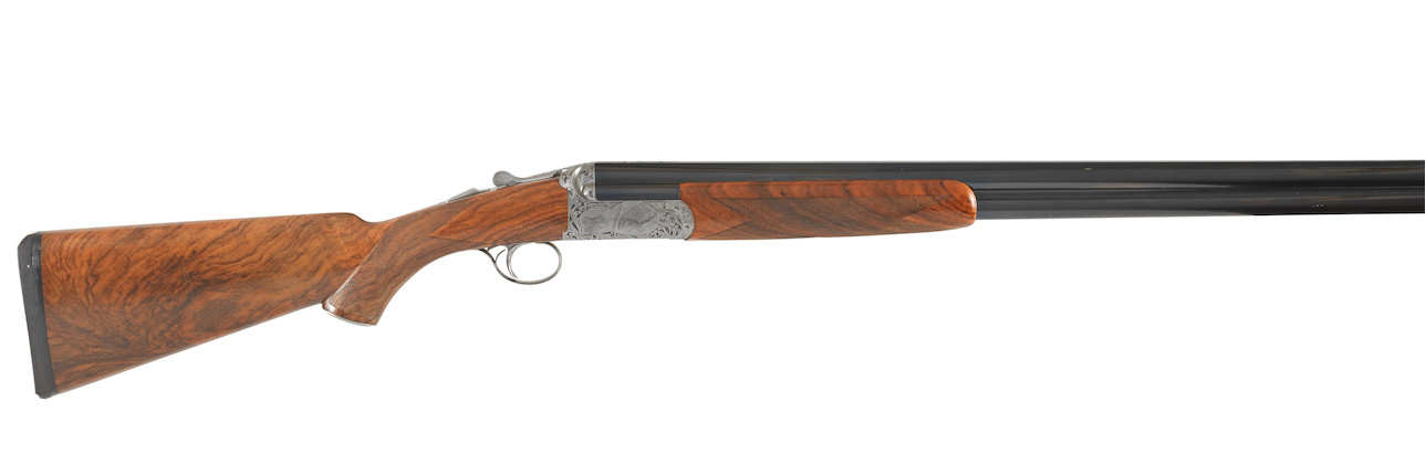 Bonhams : A 12-bore 'Excalibur' round-bodied single-trigger over-and ...