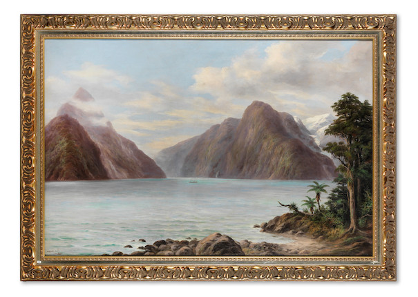 Bonhams : William George Baker (New Zealand, 1864-1929) Milford Sound ...