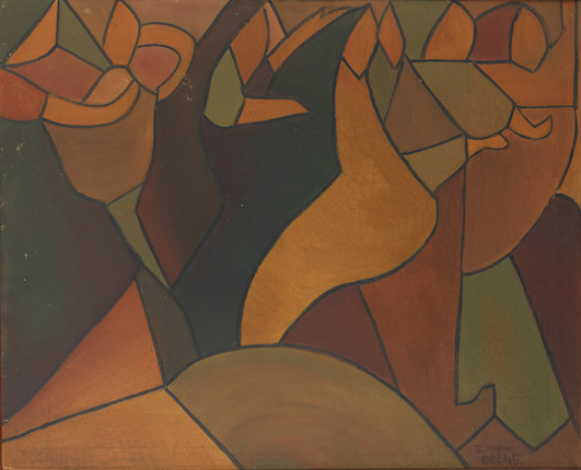 Bonhams : Zubeida Agha (Pakistani, 1922-1997) Female Composition
