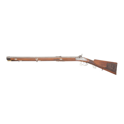 Bonhams : A Fine Saxon .550 (28-Bore) Percussion Sporting Rifle
