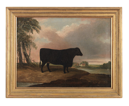 Bonhams : Edwin Cooper (British, 1785-1833) A black bull