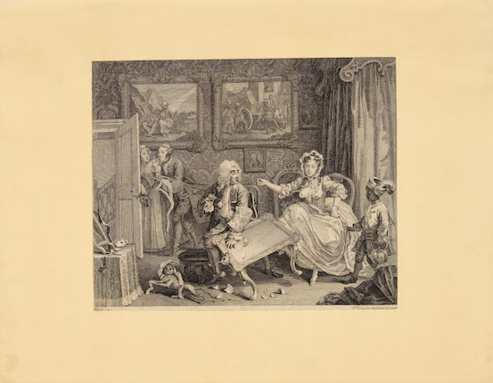 Bonhams : William Hogarth (London 1697-1764) A Harlot's Progress The ...