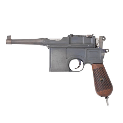 Bonhams : A 7.63mm 'C96' self-loading pistol by Mauser, no. 265840 With ...