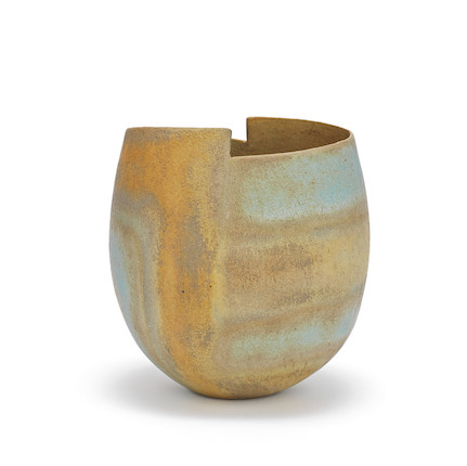 Bonhams : John Ward Stepped rim pot, circa 1990