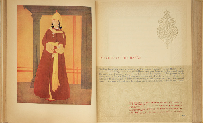 Bonhams : Abdur Rahman Chughtai (Pakistani, 1897-1975) Poet of the East ...