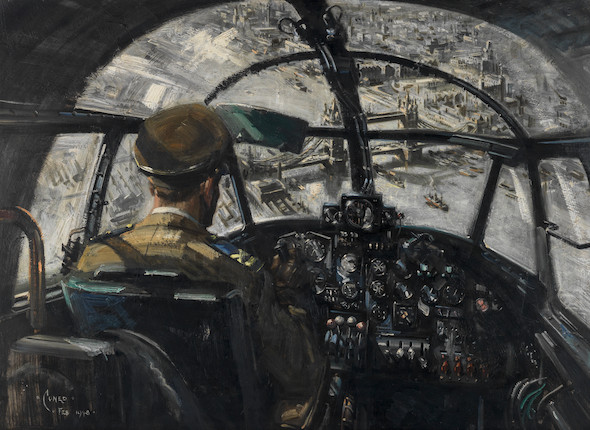 Bonhams : Terence Cuneo (British, 1907-1996) Bird's Eye View