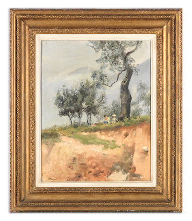 Bonhams : Anthony Devas (British, 1911-1958) A Pair of Mediterranean ...