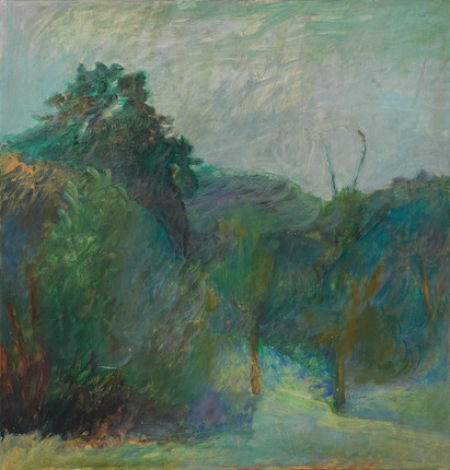 Bonhams : Adrian Stokes (British, 1902-1972) Landscape, On Hampstead ...