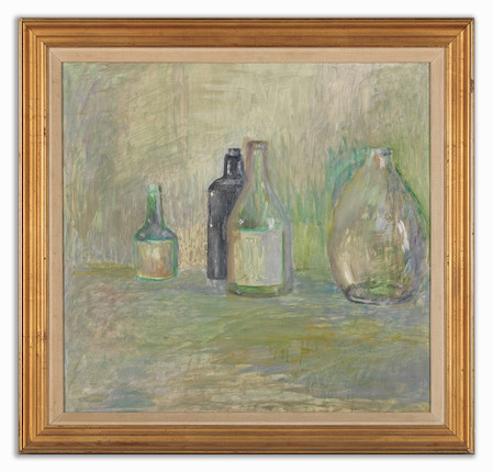 Bonhams : Adrian Stokes (British, 1902-1972) Still Life I 50.5 x 53.5cm ...