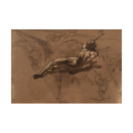 Bonhams Cornette de Saint Cyr : THÉODORE GÉRICAULT (1794-1824) Étude d'ensemble pour le Radeau ...