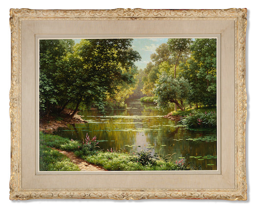 Bonhams : René Charles Edmond His (French, 1877-1960) Une journée d'été