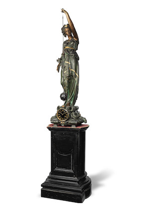 Bonhams : A fine and very rare large late 19th century patinated and ...