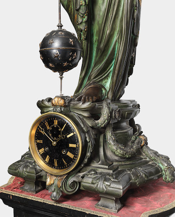 Bonhams : A fine and very rare large late 19th century patinated and ...