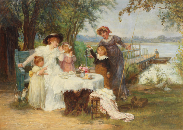 Bonhams : Frederick Morgan, ROI (British, 1847-1927) The hero of the hour