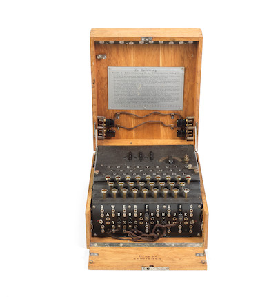 Bonhams : A Heimsoeth Und Rinke 3-Rotor Enigma Machine With Two ...
