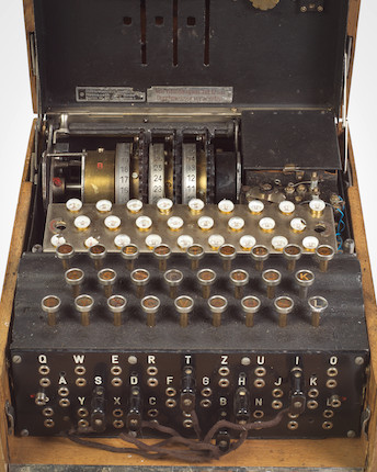 Bonhams : A Heimsoeth Und Rinke 3-Rotor Enigma Machine With Two ...
