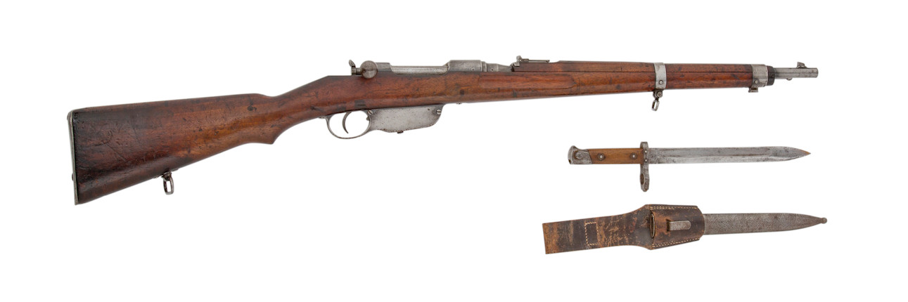Bonhams : An 8x50mmR (Mannlicher) 'M1895' straight-pull service stutzen ...
