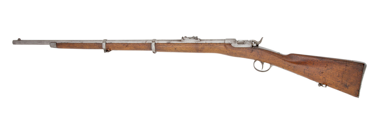Bonhams : A 11.15x42mmR 'Werndl-Holub M1867' rolling-block breech ...