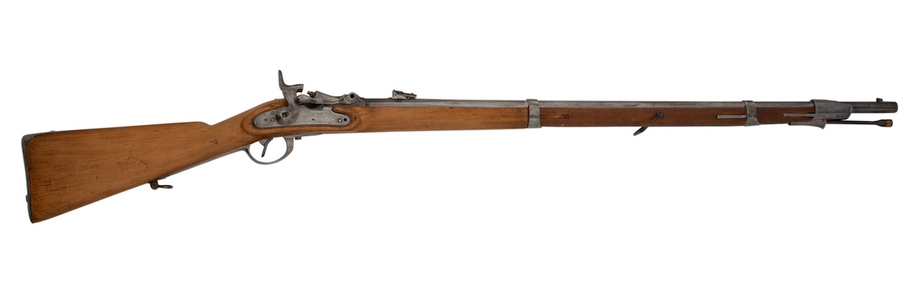 Bonhams : A 14x33mmR (R.F.) 'Wänzl M1854' breech-loading lifting block ...