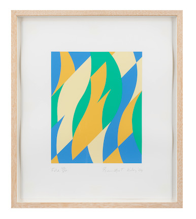 Bonhams : Bridget Riley (British, born 1931) Fold (printed by Artizan ...