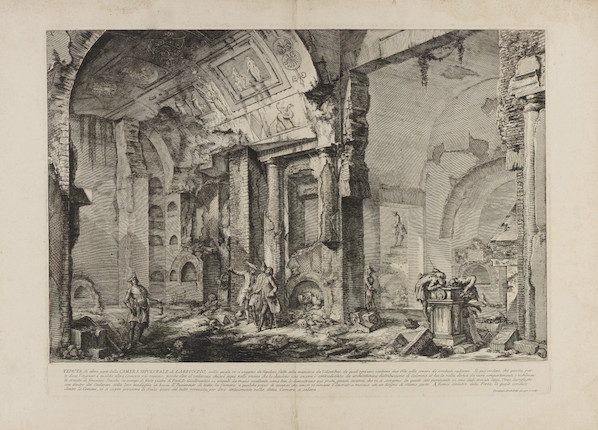 Bonhams : Giovanni Battista Piranesi (Italian, 1720-1778) A Collection ...