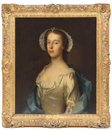 Bonhams : Circle of Allan Ramsay (Edinburgh 1713-1784 Dover) Portrait ...