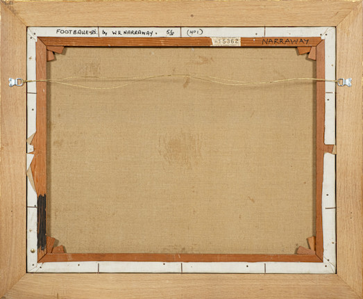Bonhams : William E. Narraway (British, 1915-1979) The Tackle 61 x 76.5 ...