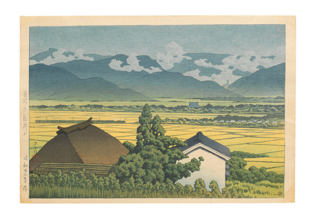 Bonhams : KAWASE HASUI (1883-1957) Showa era (1926-1989), dated 1947