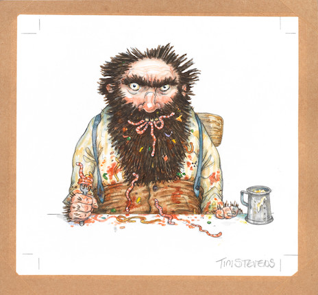 Bonhams : Tim Stevens (British, born 1969) Illustration for Wormy ...