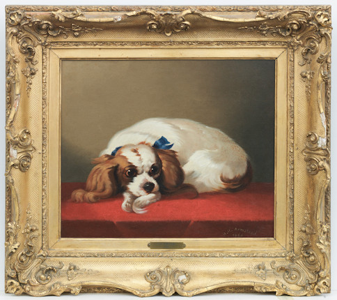 Bonhams : Henry Hugh Armstead RA (British, 1828-1905) A Blenheim King ...