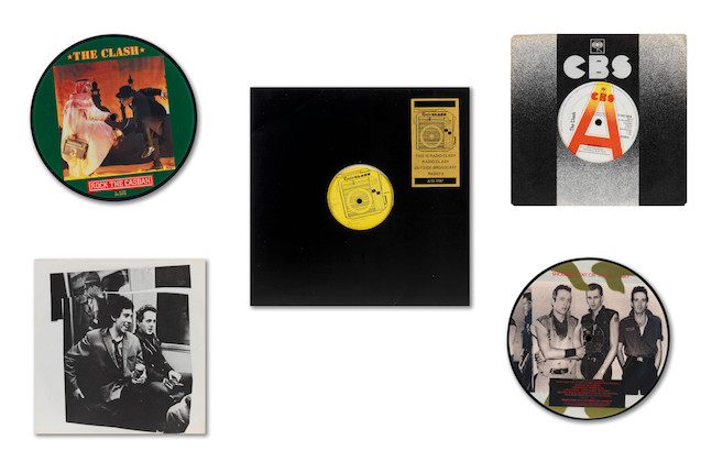 Bonhams : The Clash A selection of vinyl records from Bernard Rhodes ...