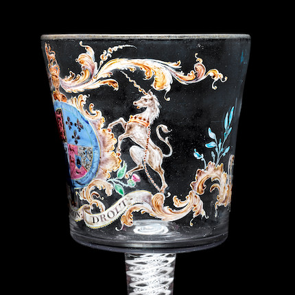 Bonhams : The George III Goblet a highly important enamelled Royal ...
