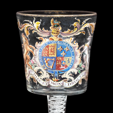 Bonhams : The George III Goblet a highly important enamelled Royal ...