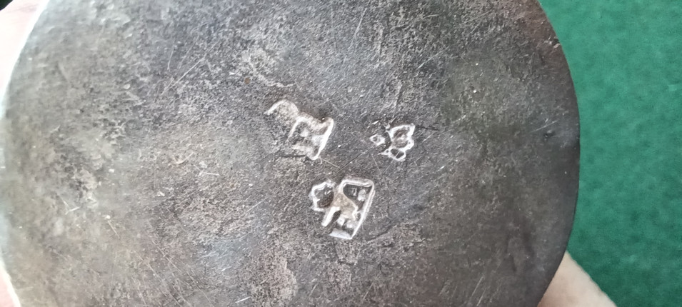 Bonhams : A pair of Maltese silver covered ink pots and one other maker ...