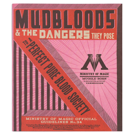 Bonhams : Harry Potter A Prop Propaganda Pamphlet From Harry Potter And ...