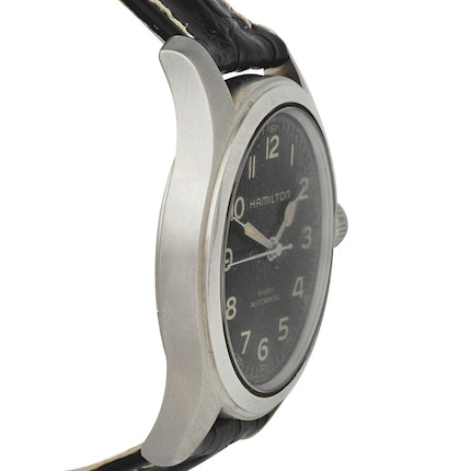 Bonhams : Hamilton. A limited edition stainless steel automatic ...