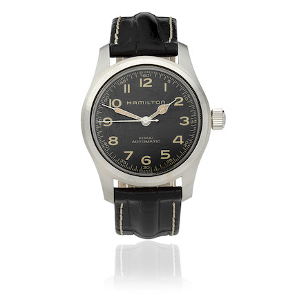 Bonhams : Hamilton. A limited edition stainless steel automatic ...
