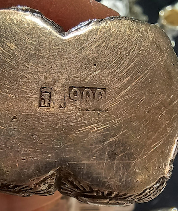 Bonhams : Five Chinese silver 'Immortal' figural scroll weights Chinese ...