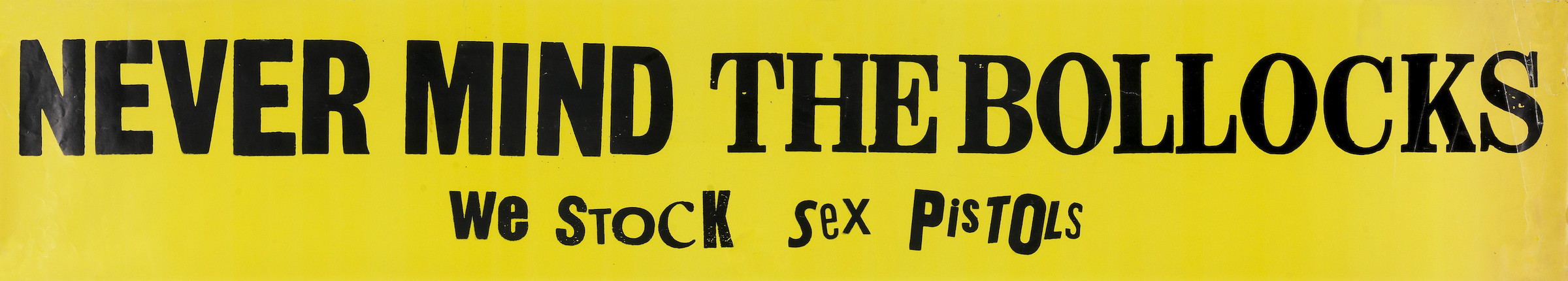 Bonhams Sex Pistols An Original Never Mind The Bollocks We Stock Sex