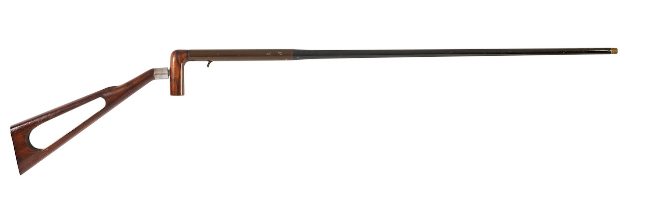Bonhams : A .410 walking-stick gun