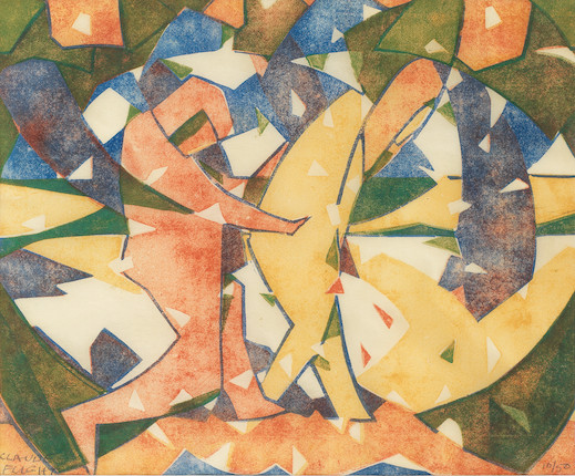 Bonhams : Claude Flight (British, 1881-1955) Autumn, from The Four ...