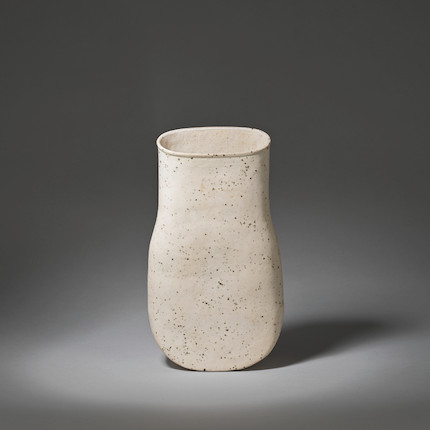 Bonhams : ELIZABETH FRITSCH (BRITISH, b. 1940) Flattened vase, circa 1978