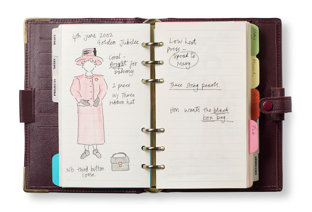 Bonhams : Lizzie Hopley(as The Queen's Dresser, Angela Kelly) a diary ...