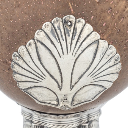 Bonhams : An Arts and Crafts silver-mounted coconut cup John Paul ...