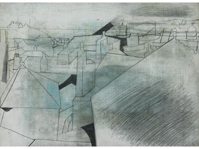 Bonhams : Drawing by Ben Nicholson makes top price at Bonhams