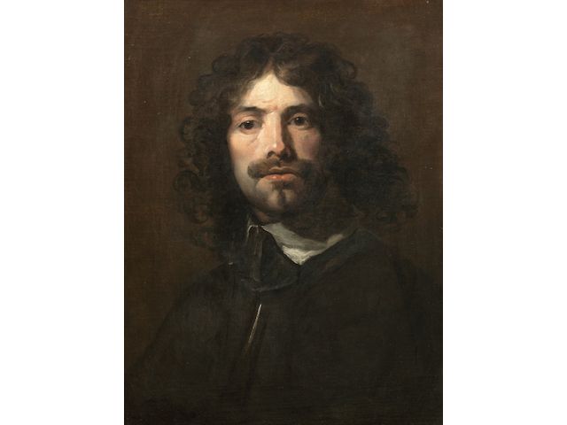 Bonhams : WILLIAM DOBSON (LONDON 1611-1646)Portrait of the artist, bust ...