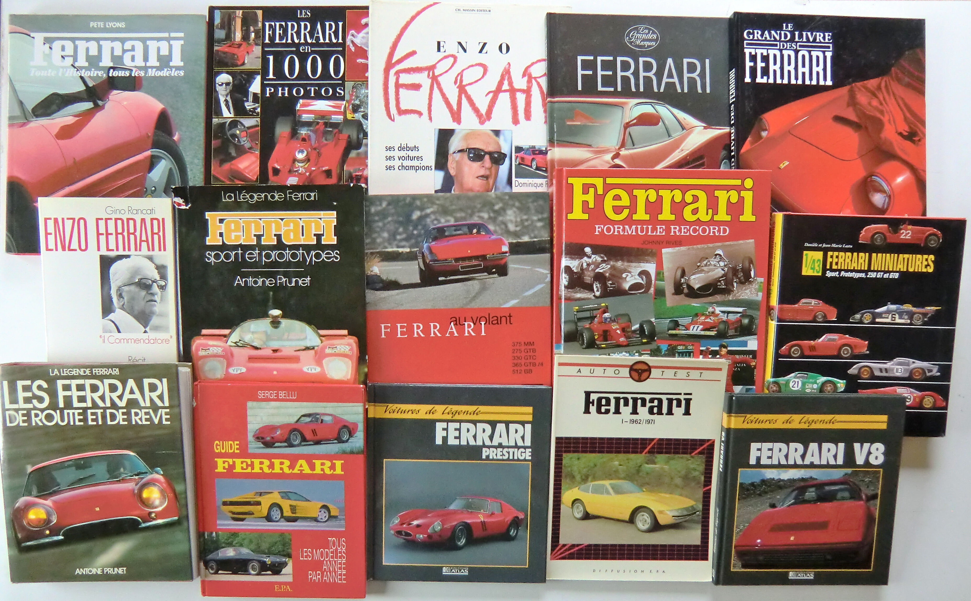 Bonhams Cars : A selection of Ferrari themed books (16)